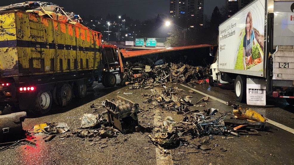 I-405 reopens in downtown Portland following morning crash