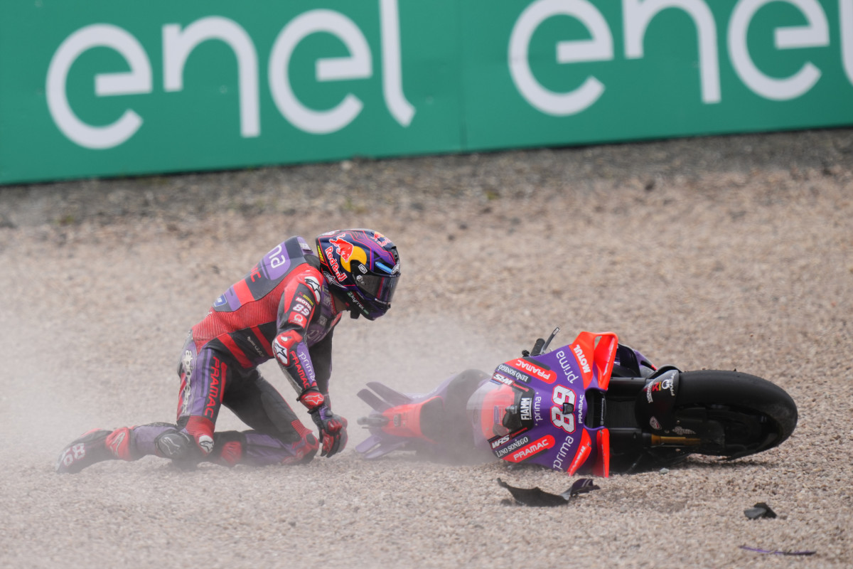 Motorcycle Racer Suffers Multiple Fractures In Terrifying Crash