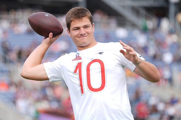 Drake Maye uses Pro Bowl as a recruiting trip for Patriots