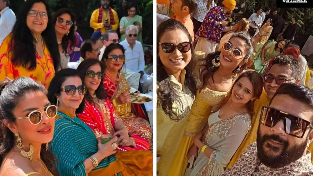 Inside Priyanka's Brother Siddharth's Haldi: PeeCee Poses Alongside ...