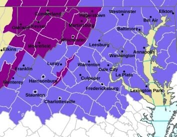 Winter weather advisory issued ahead of possible Northern Va. ice storm