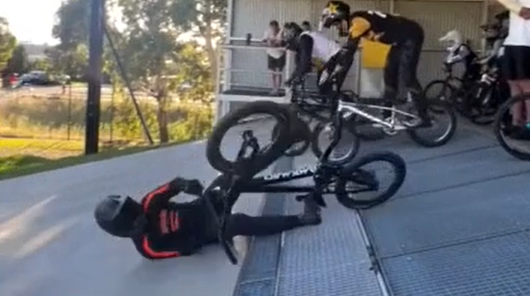 Pro Cyclist’s Epic BMX Fail Caught on Camera!
