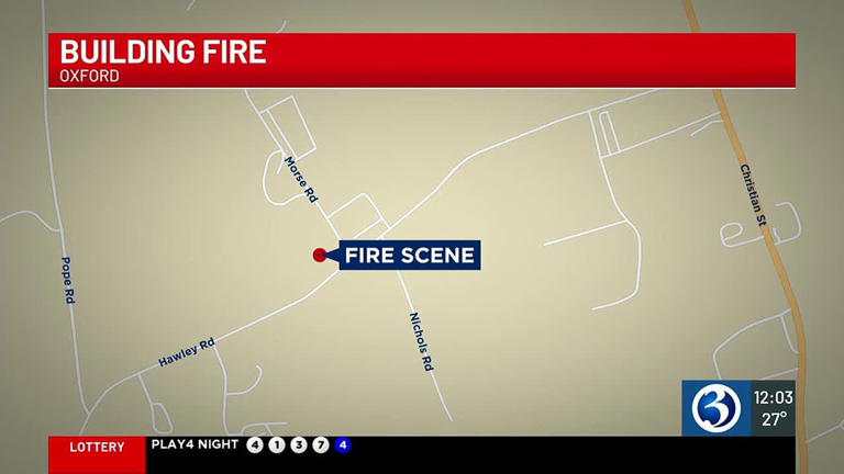 1 injured in Oxford structure fire