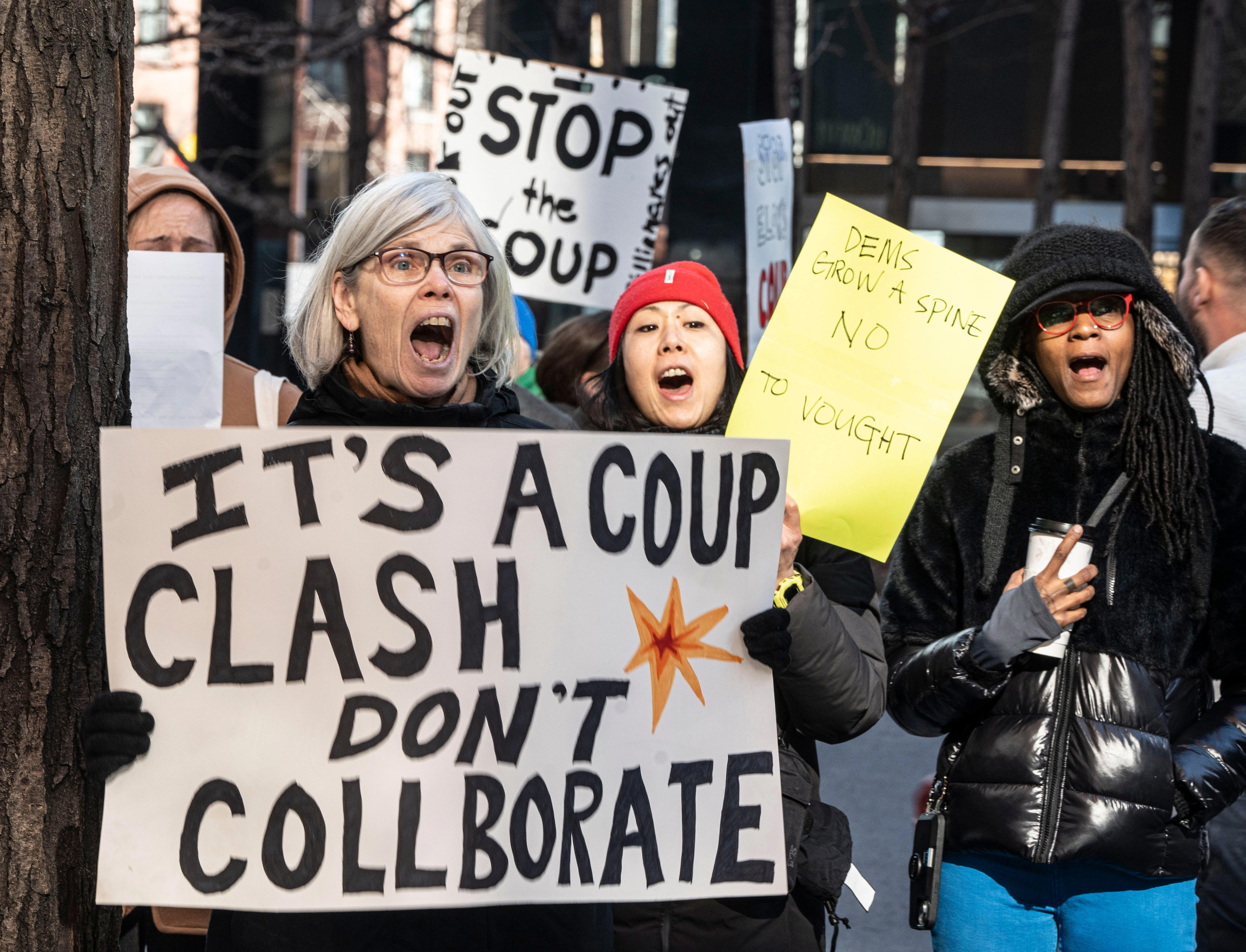 'People are feeling galvanized': Anti-Trump protesters rally in cities ...