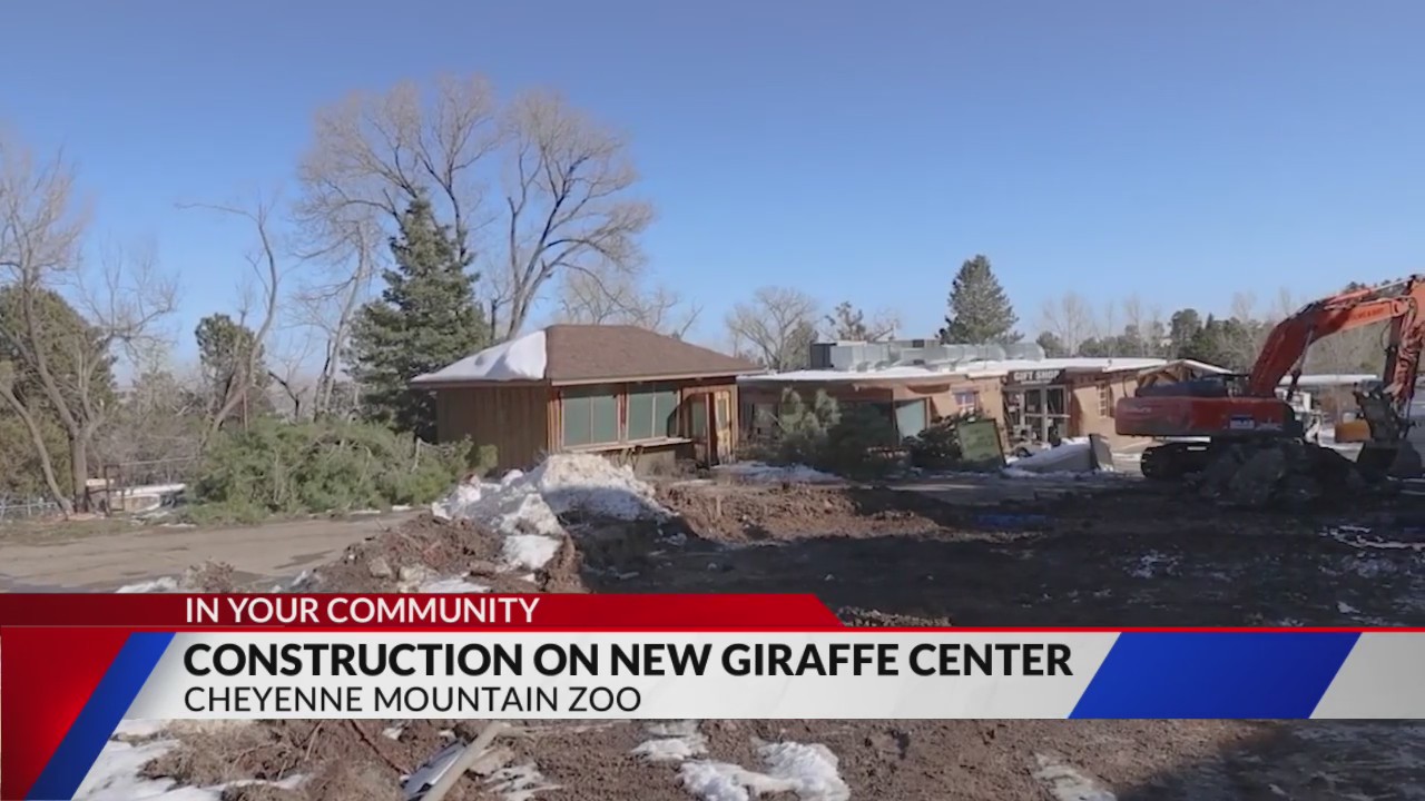 Construction starts at CMZoo on new giraffe barn, entrance