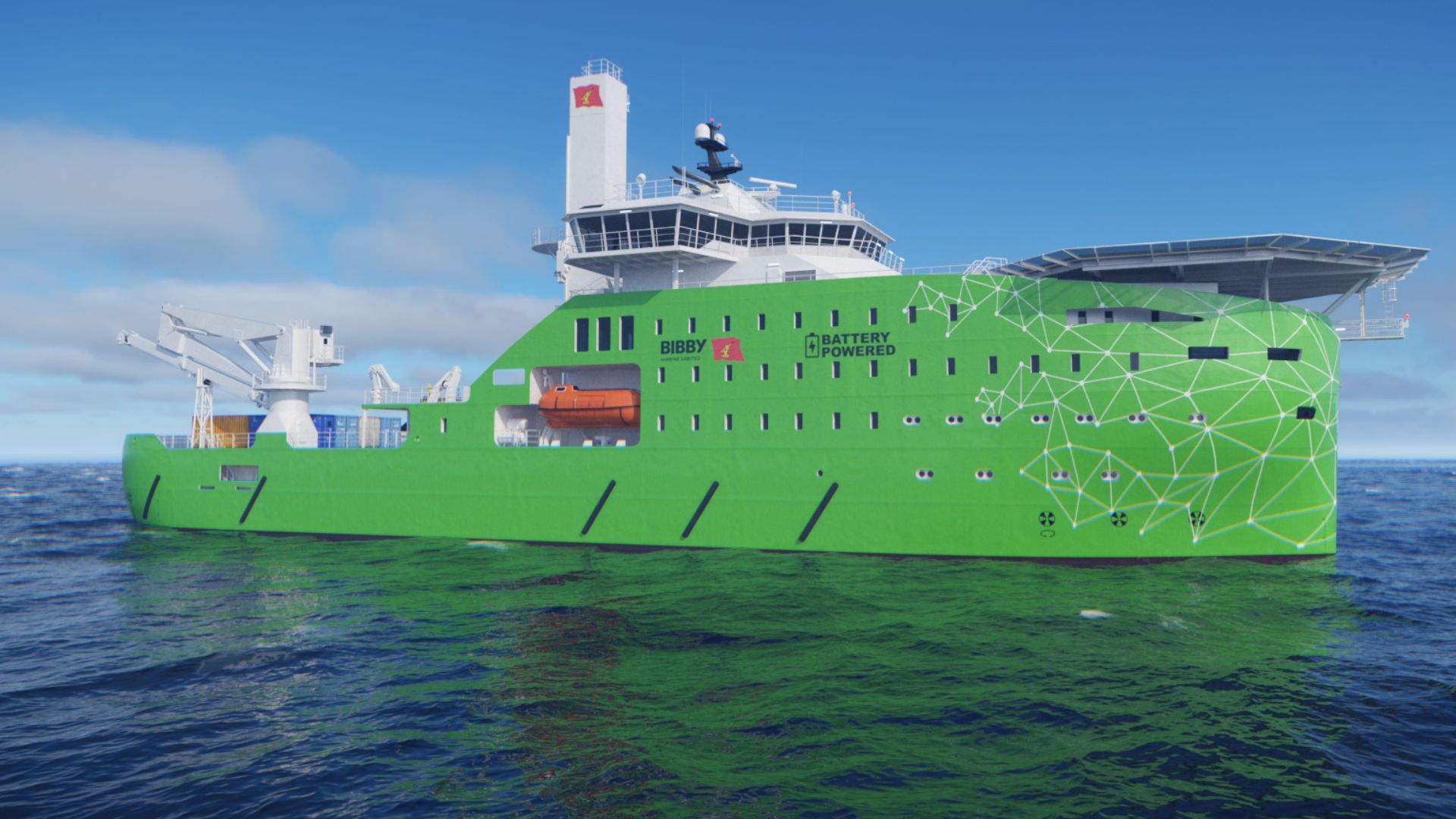 World’s first fully-electric offshore vessel with 25MWh battery to ...