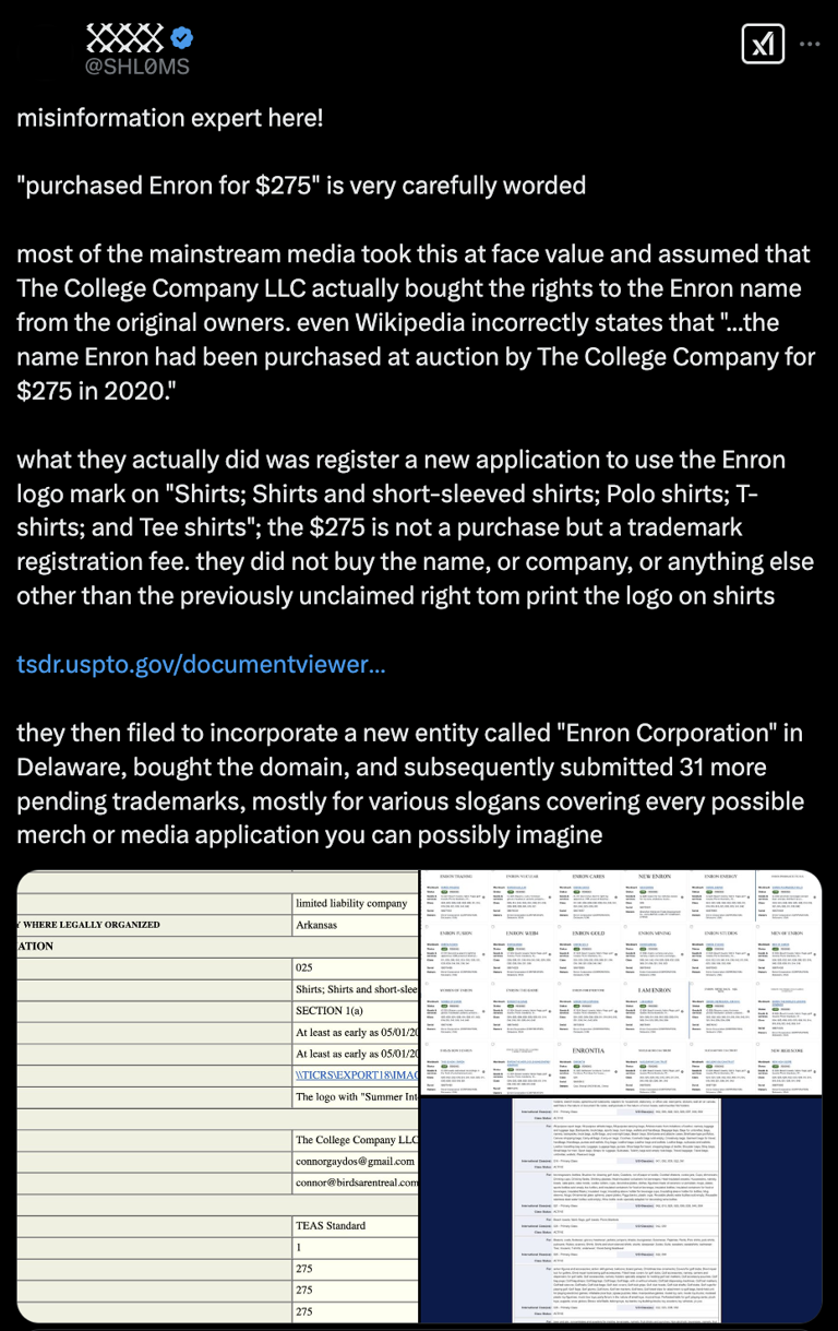 What's Going On With Enron Supposedly Coming Back? The Enron Rebrand ...