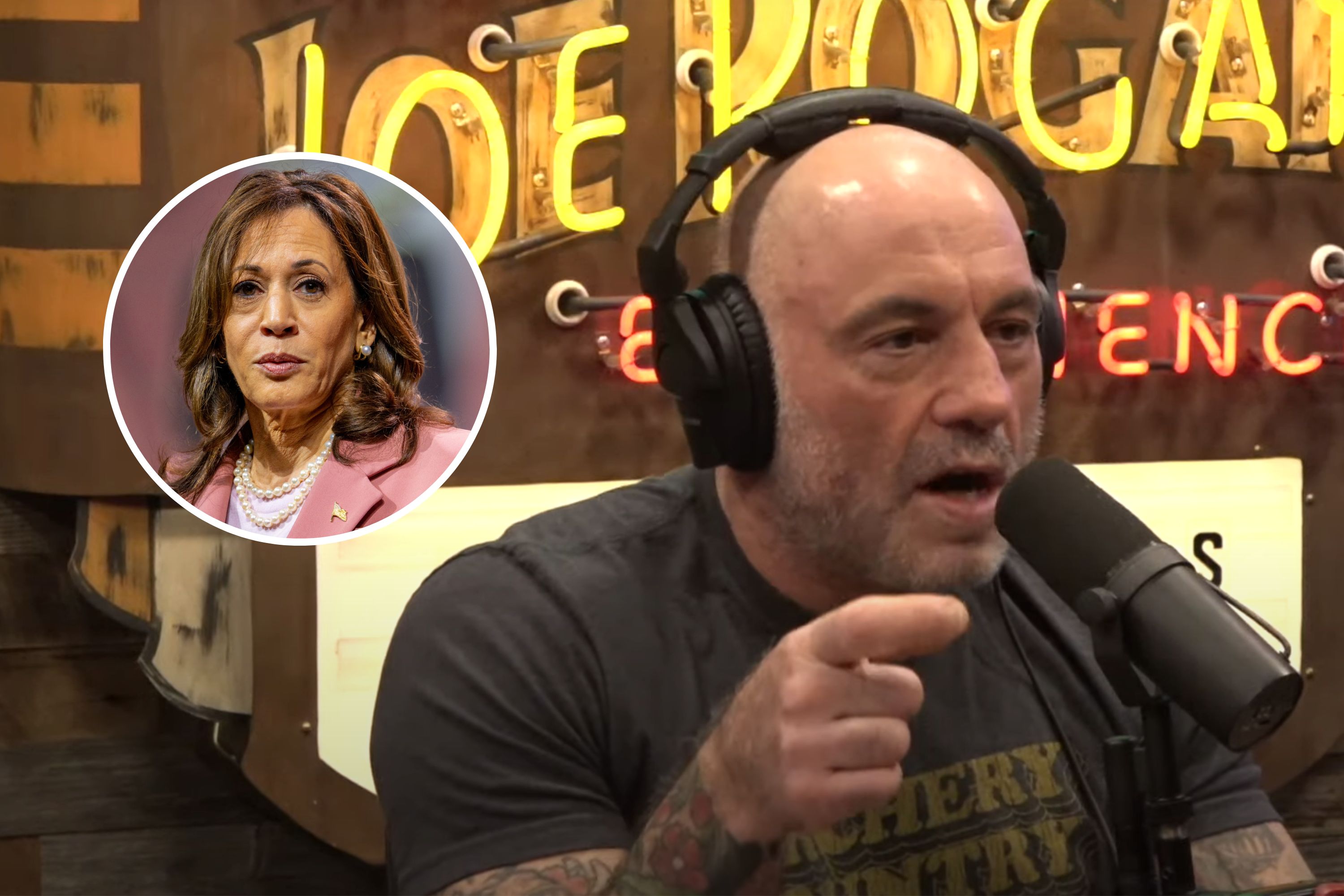 Joe Rogan Responds to Accusations He Snubbed Kamala Harris: 'Just Not True'