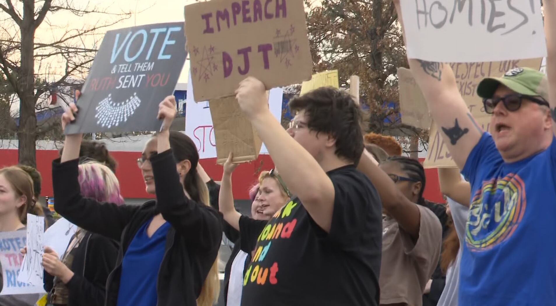 In Augusta and elsewhere in region, crowds protest Trump policies