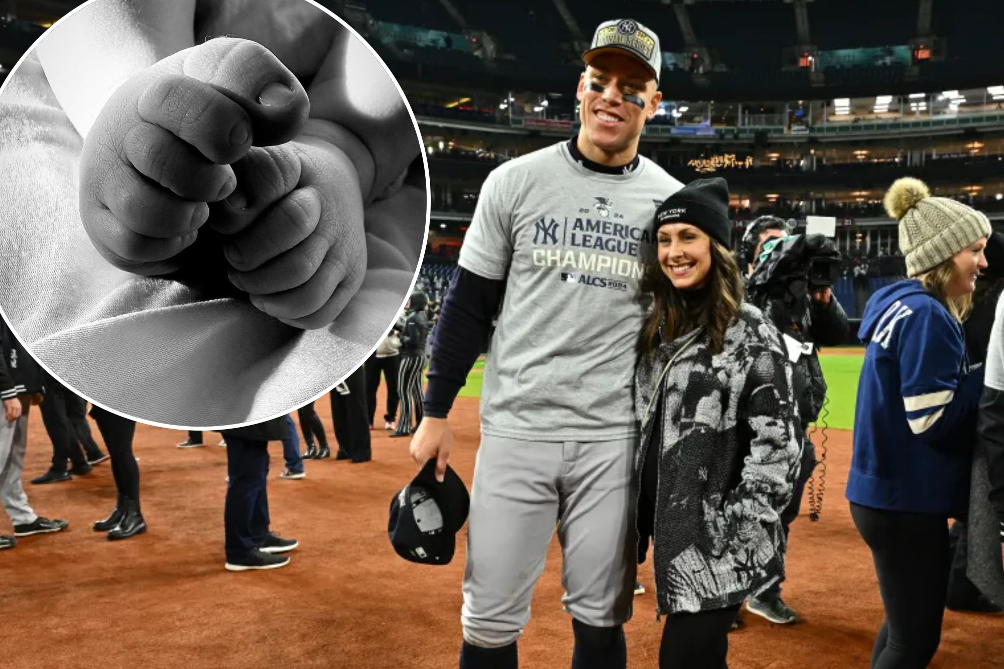 Aaron Judge, wife Samantha welcome couple’s first child