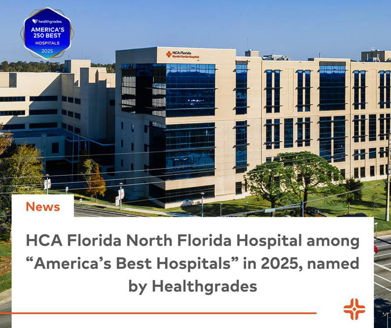 HCA Florida North Florida Hospital among “America’s Best Hospitals” in 2025