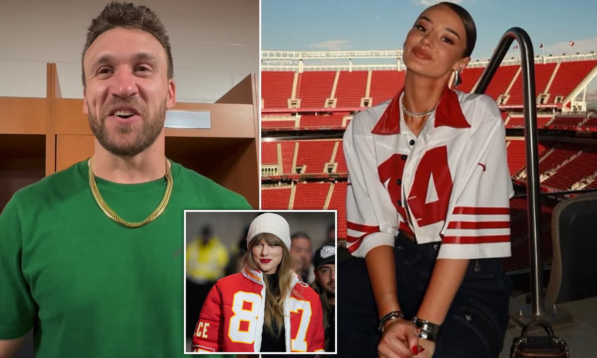 Kyle Juszczyk teases wife Kristin's future designer plans after Taylor ...