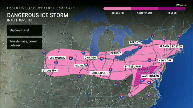 Icy winter storm targeting the Northeast to be the first of multiple ...