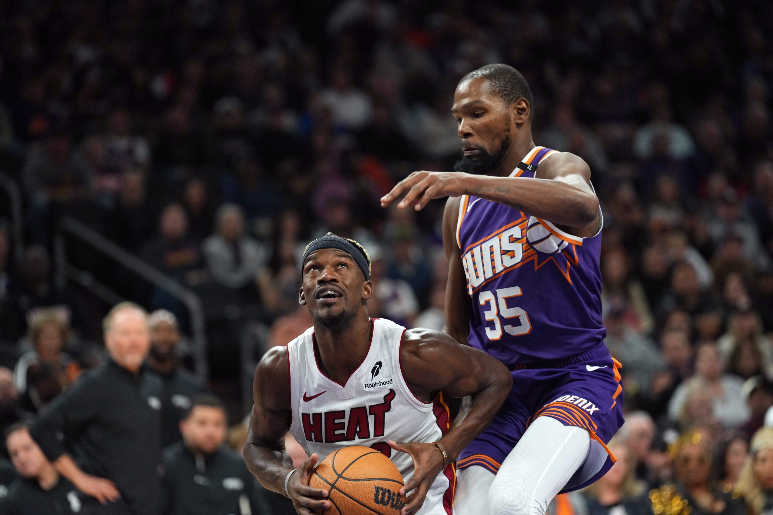 Wild NBA rumor suggests Miami Heat swapping Jimmy Butler for Kevin ...