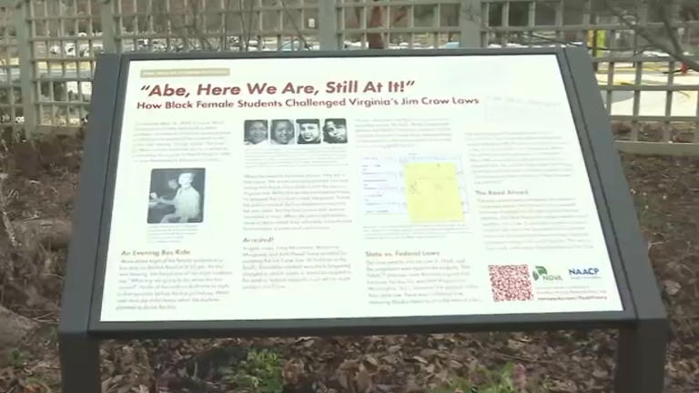 New sign in Virginia honors Howard U. civil rights leaders