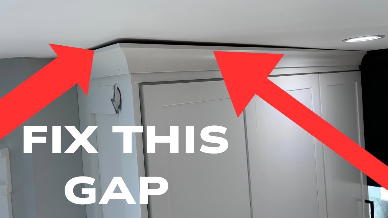 DIY Guide: Fixing Gaps in Cabinet Crown Molding for a Seamless Finish