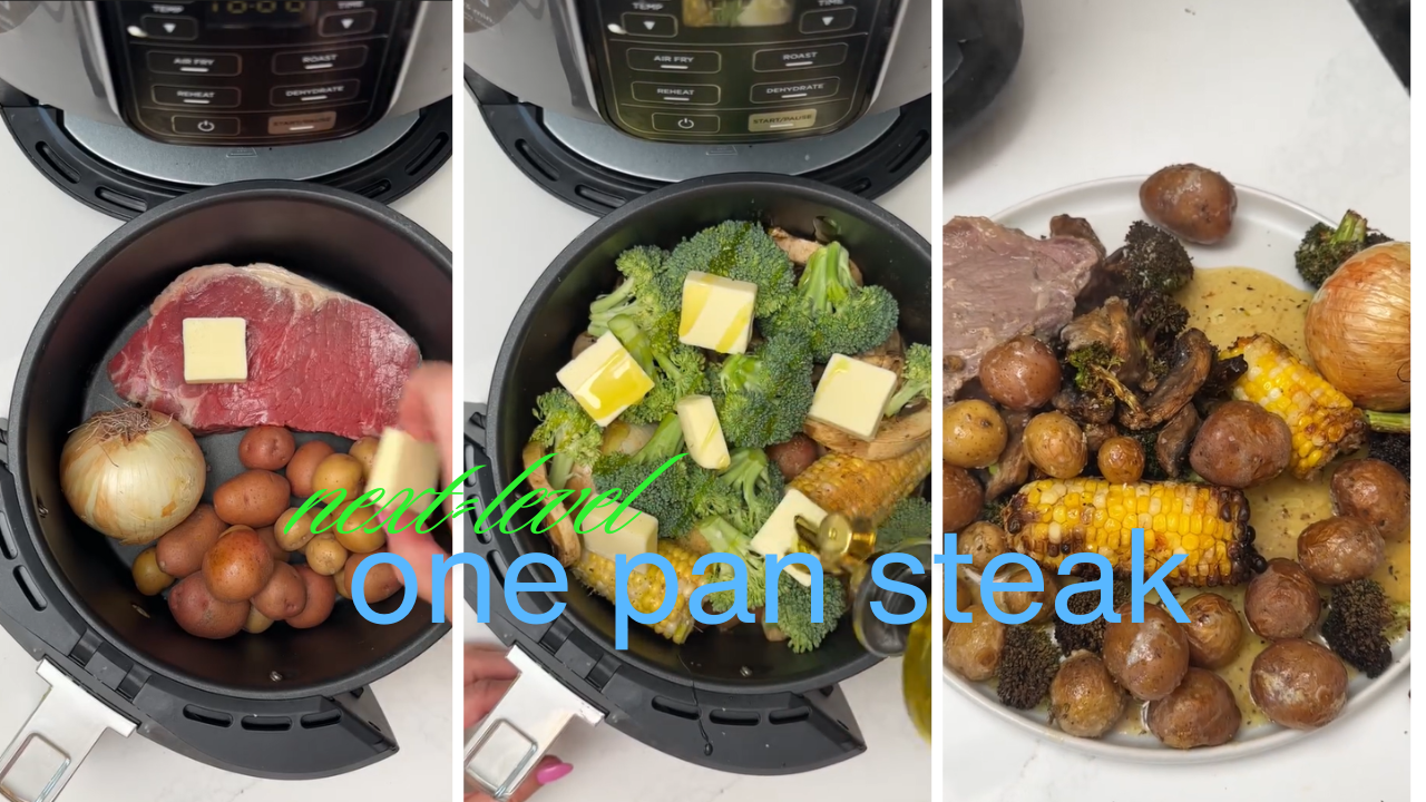 One Pan Steak Dinner: Easy and Delicious Air Fryer Recipe