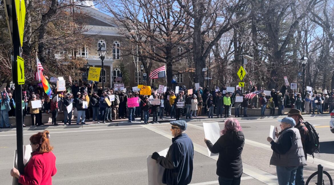 Protesters gather at the State Capitol for “Reject Project 2025 ...