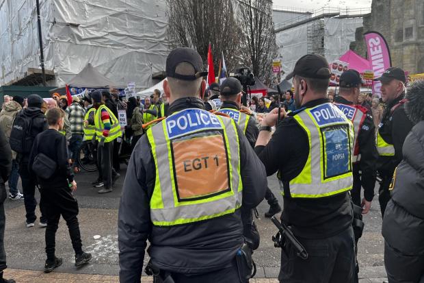 Investigation into racism as boy, 15, arrested after Ukip rally