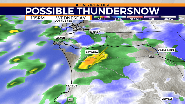 What is Thundersnow? Rare weather anomaly recorded in Astoria