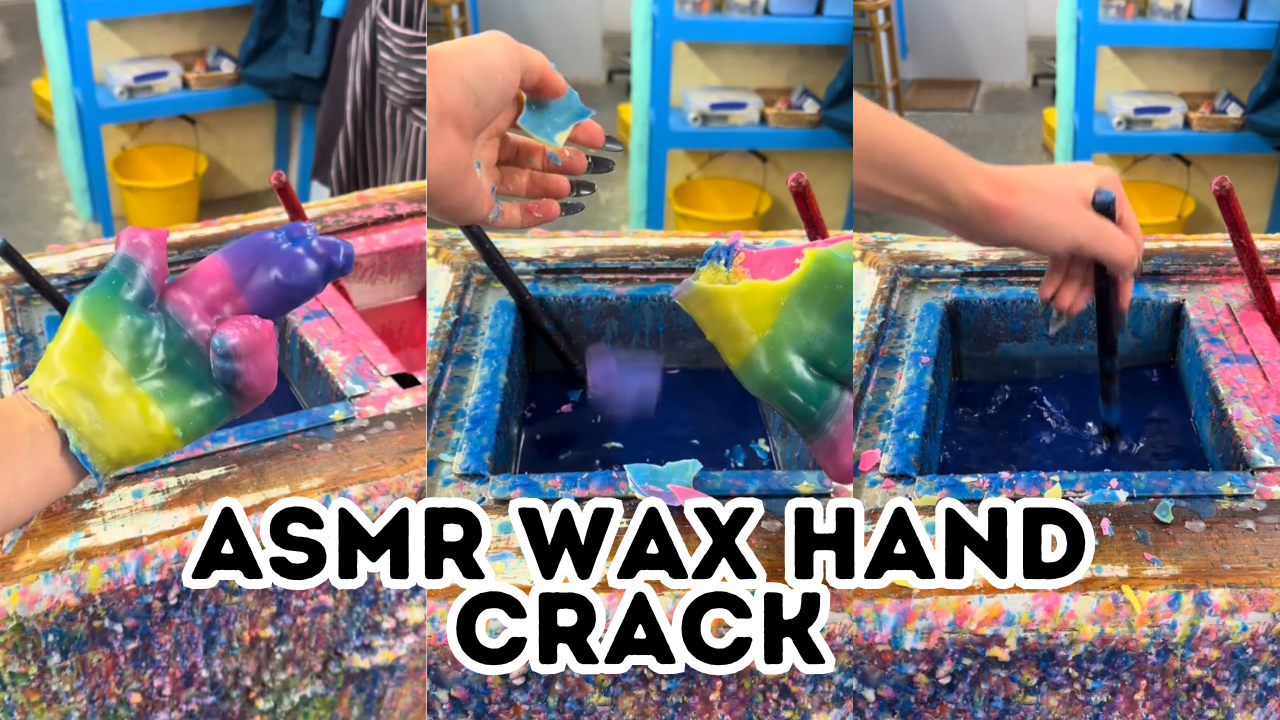 ASMR Wax Hand Crack: Oddly Satisfying Experience