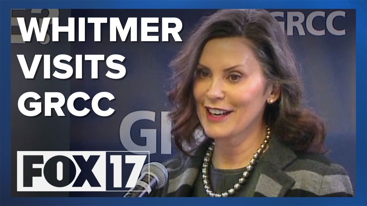 Whitmer tours GRCC, highlights MI Reconnect