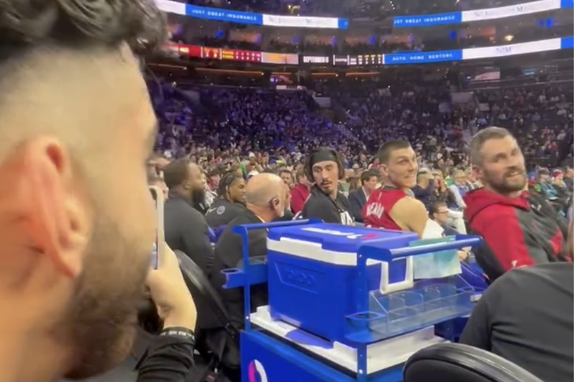 Miami Heat stars learn about Jimmy Butler trade from fan during NBA ...