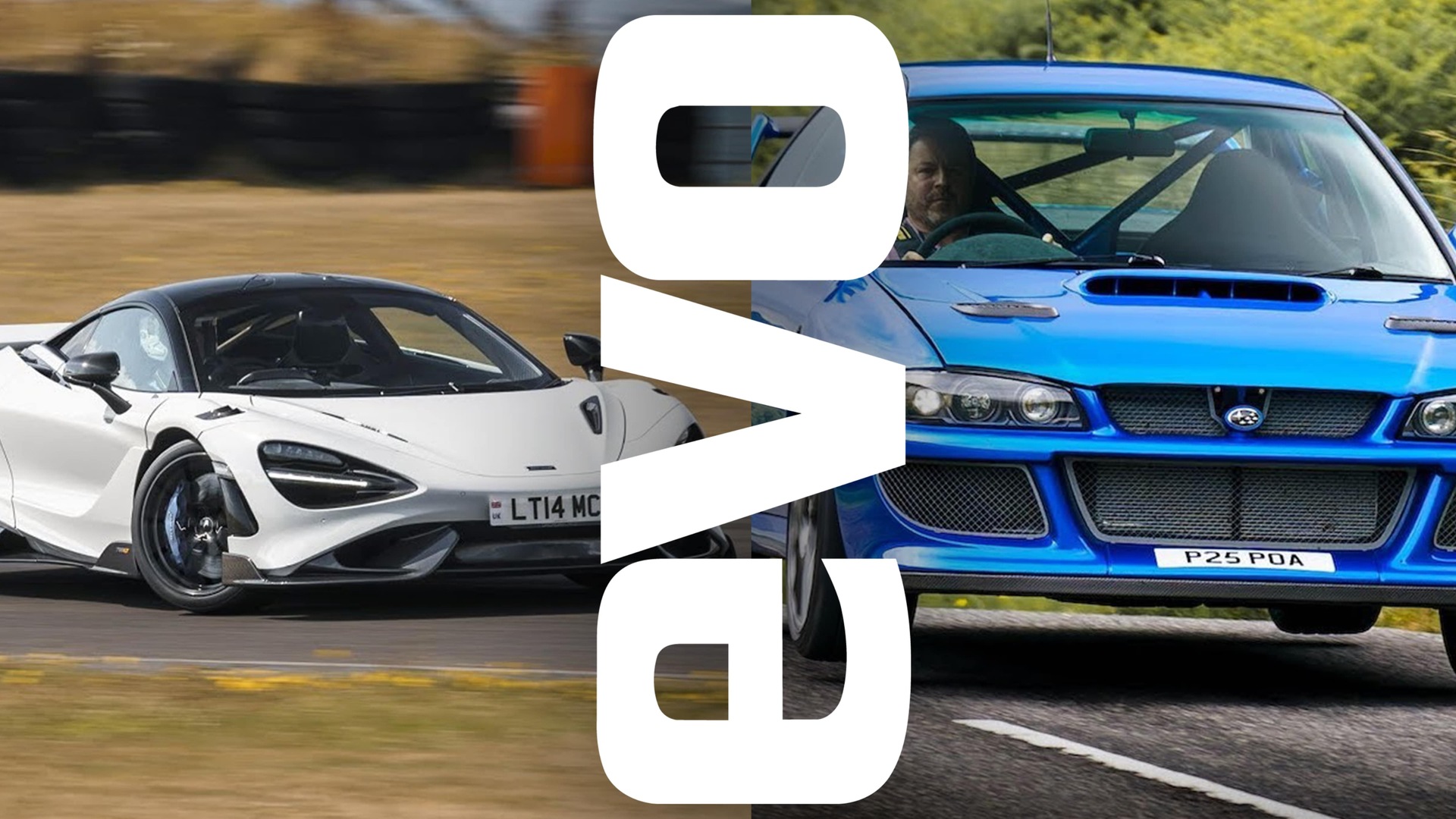 McLaren 765LT vs. Prodrive P25, supercar power vs. rally legend
