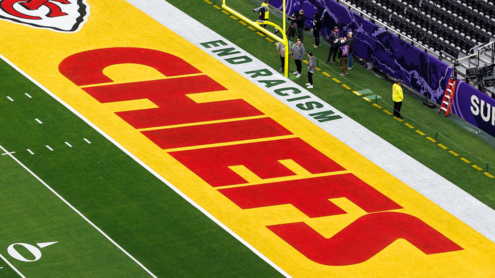 NFL Removing ‘End Racism' Message From Chiefs-Eagles Super Bowl End Zone