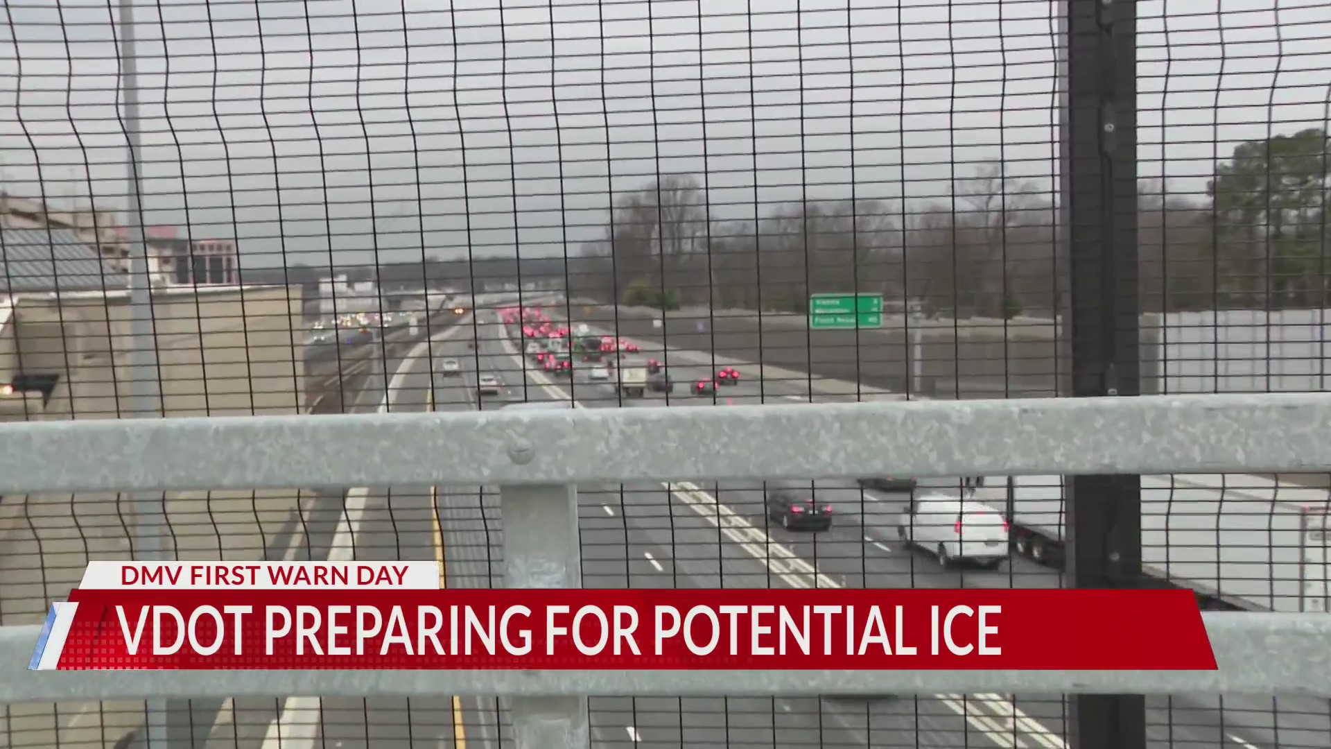 VDOT crews prep roads for potential ice overnight in Northern Virginia