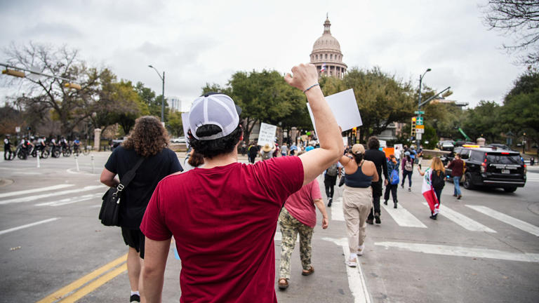 'Stop the coup': Anti-Trump, 50501 Movement protesters swarm Texas Capitol