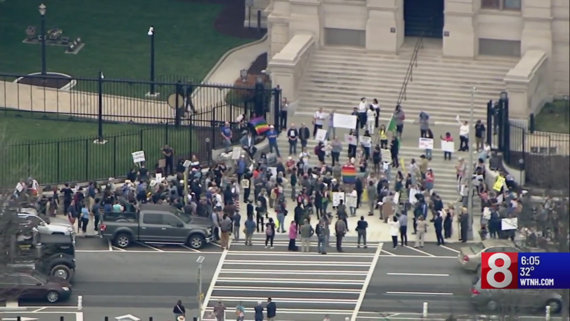 Protest against Trump, Project 2025 held in Hartford