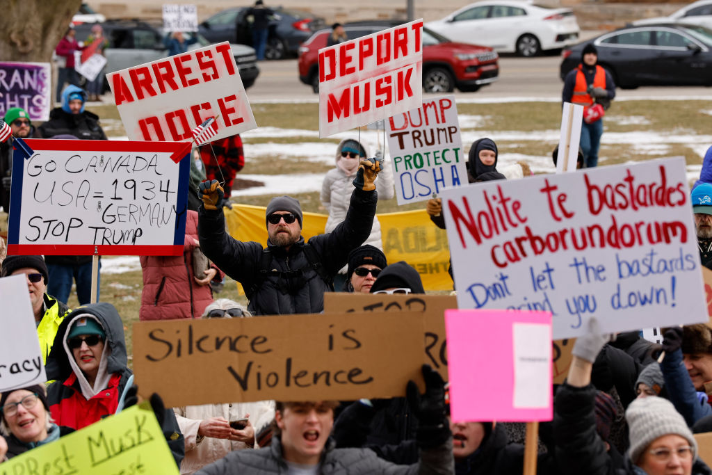 50501 Protests: Mass Demonstrations Against Trump And Project 2025 Take ...