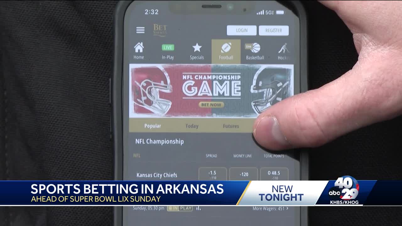 Arkansas Super Bowl sports betting estimated at $5 Million