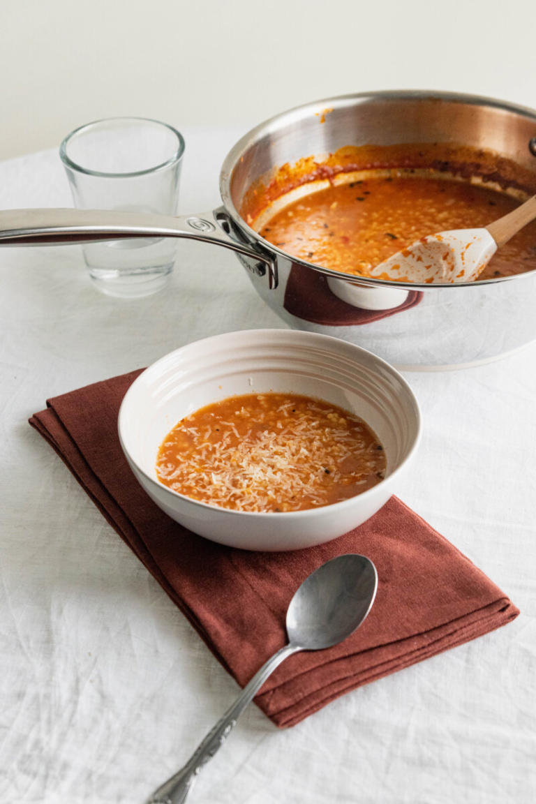 Spicy Rosemary & Garlic Acini de Pepe Recipe