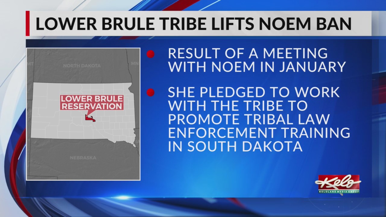 Lower Brule Tribe lifts Noem ban