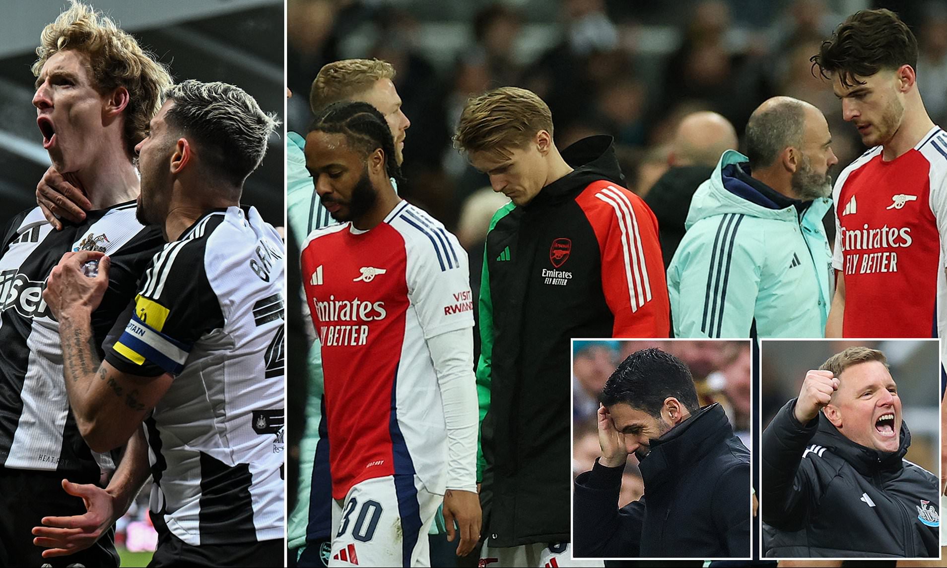 Newcastle rub salt in Arsenal wounds after Carabao Cup semi-final ...
