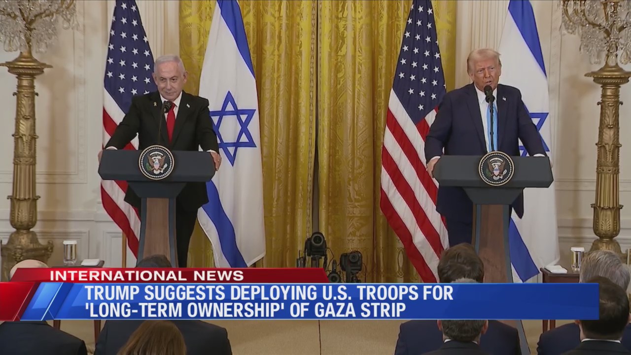 President Trump suggests 'Long-term ownership' of GAZA strip
