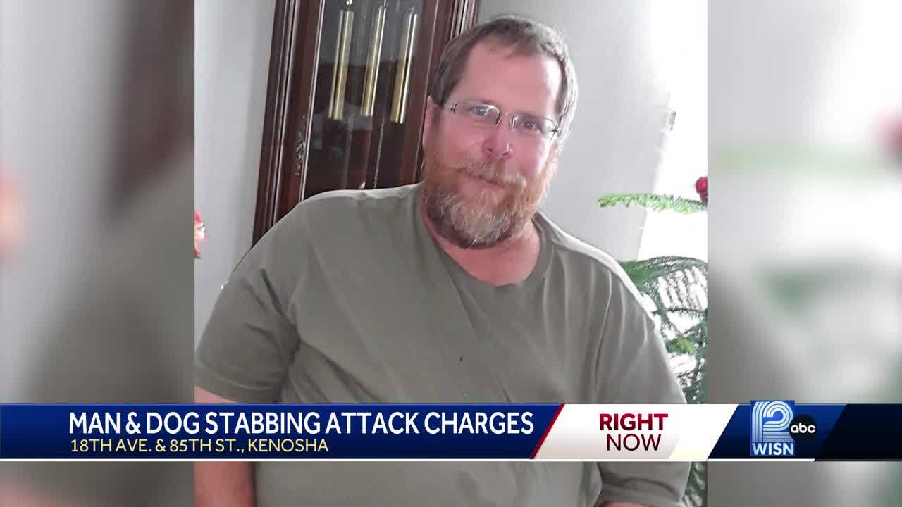 Kenosha man charged in stabbing death of man, dog