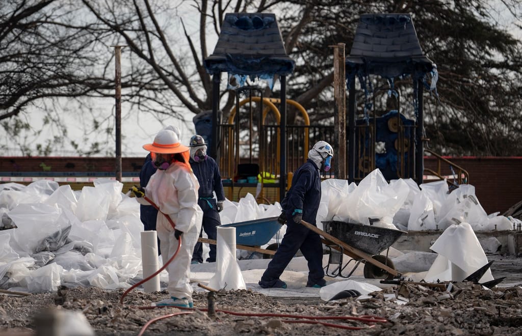 Millions of tons of LA fire debris will land in local landfills, and ...