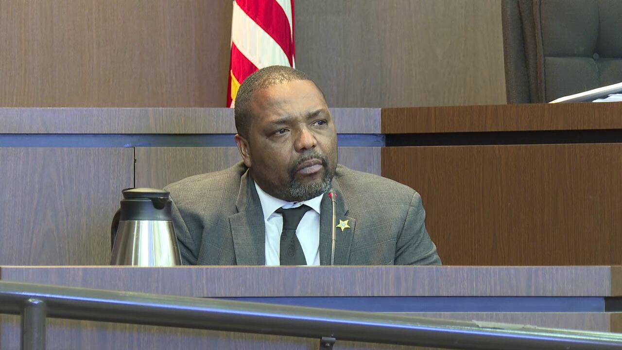 Alachua County Sheriff Chad Scott testifies in racial discrimination trial