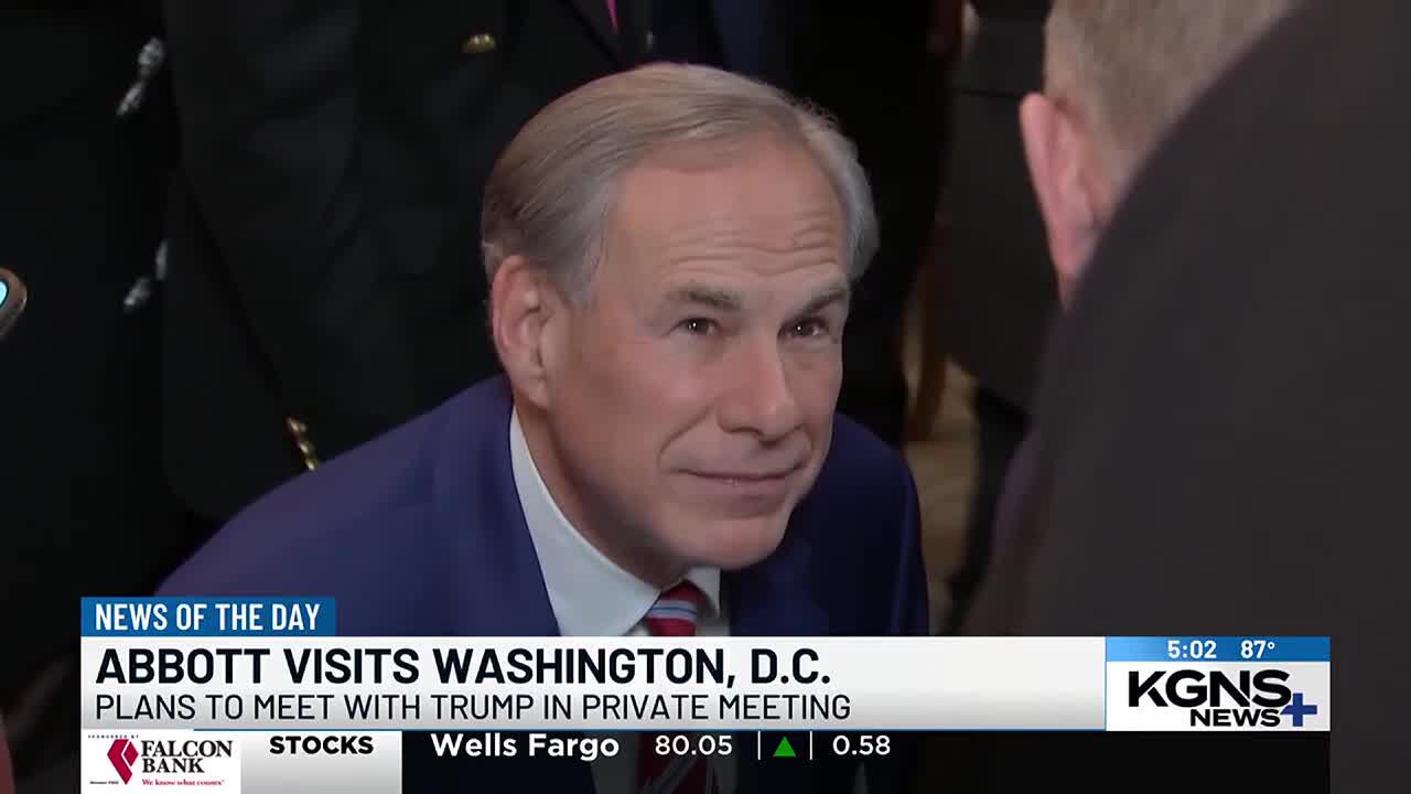 Gov. Abbott meets with President Trump on border security