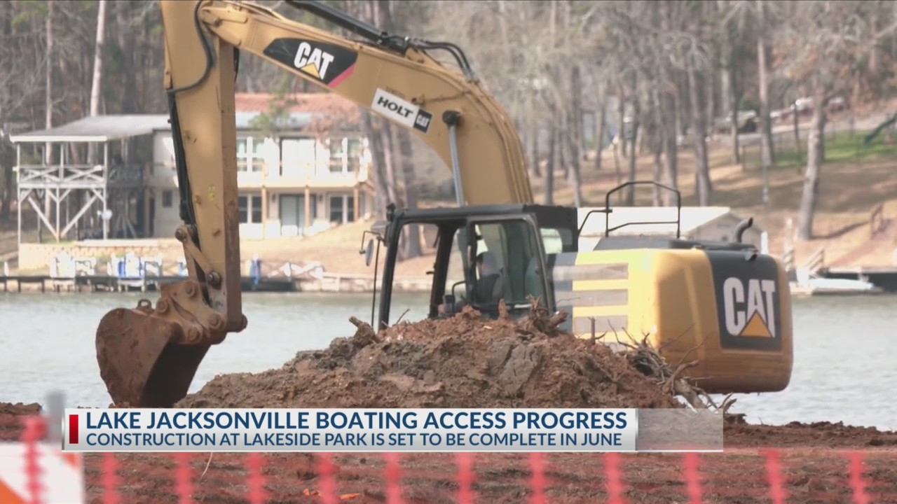 Crews continue to make major progress on Lake Jacksonville