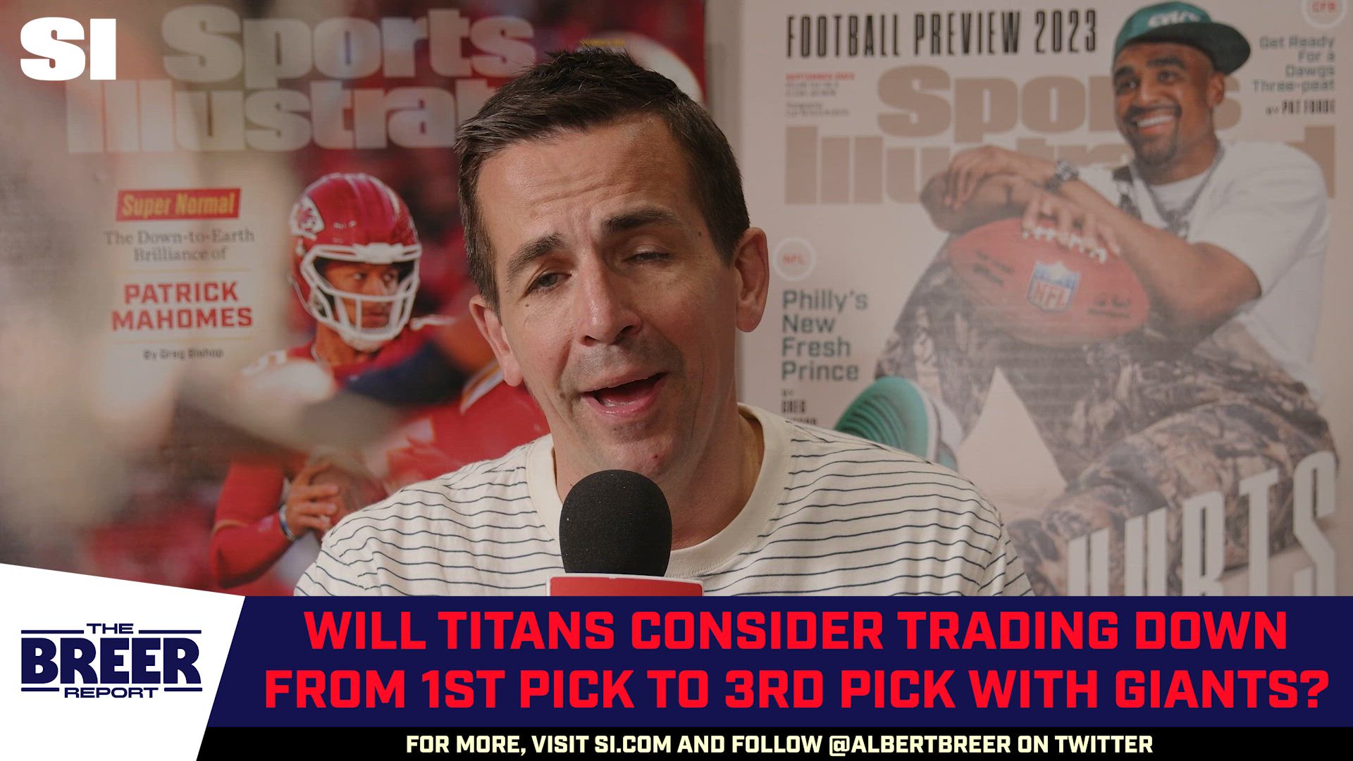 Albert Breer on Titans Potential To Trade No. 1 Pick