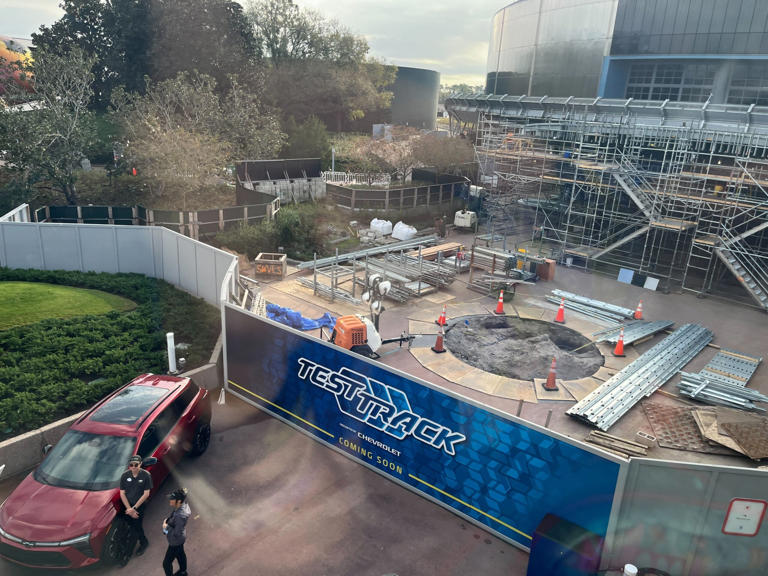 Tarps and Scaffolding Grows as Construction Races Forward on Test Track ...
