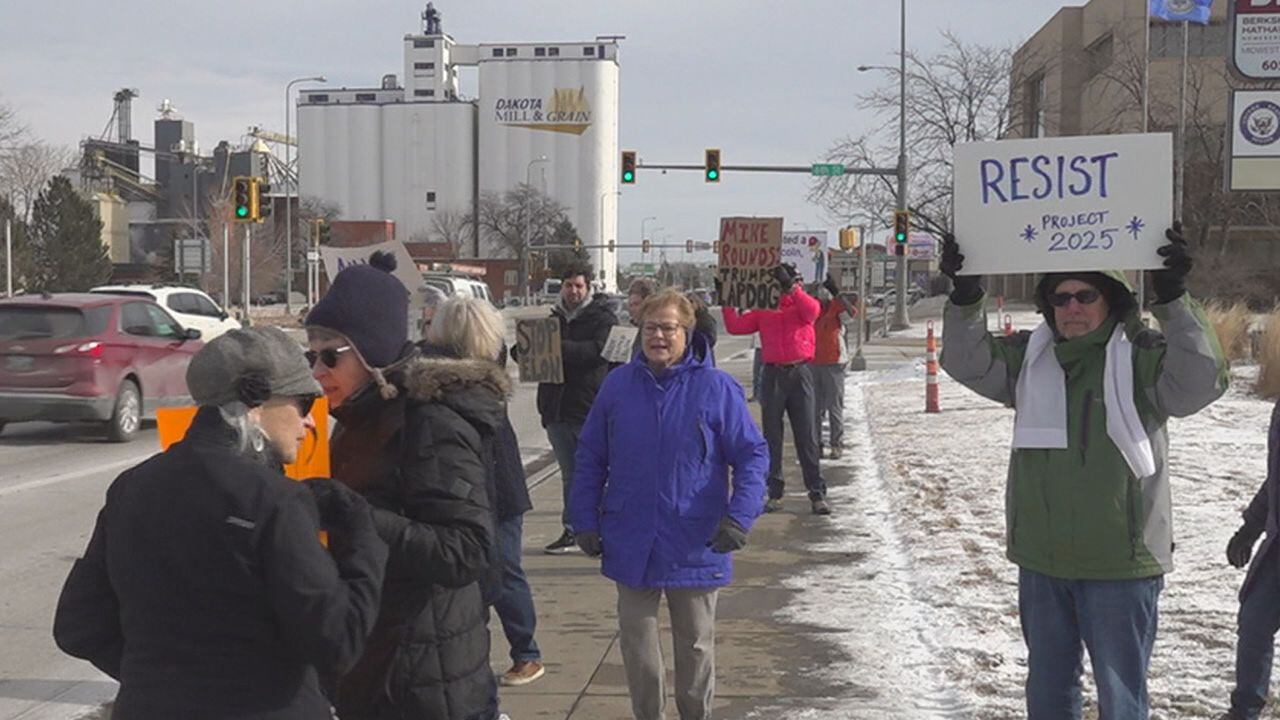 Rapid City joins national protests against Project 2025
