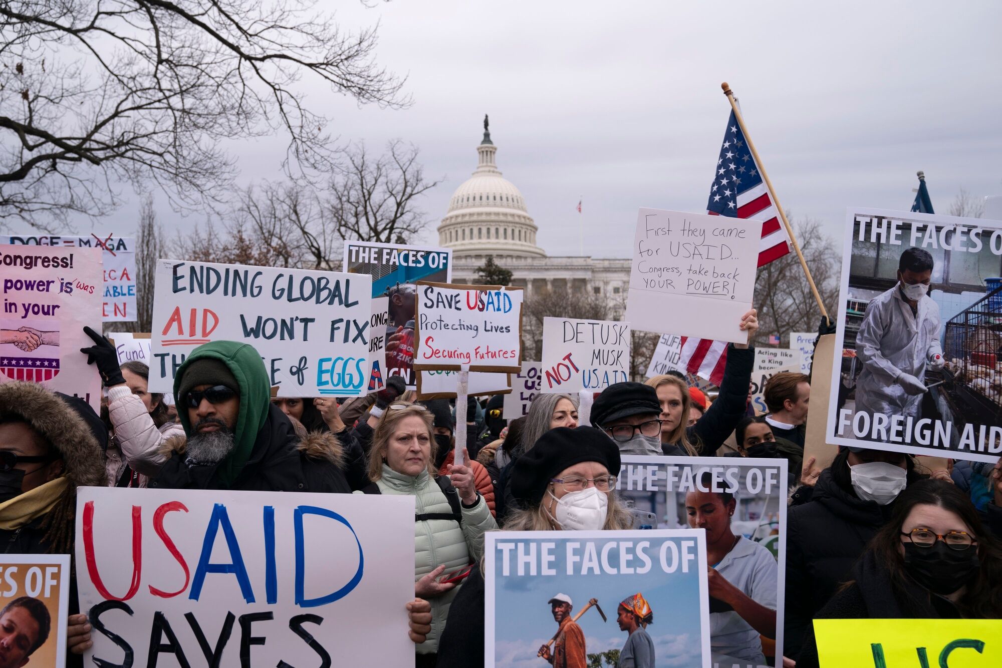 Angry USAID Backers Turn on Democrats for Failing to Fight Back