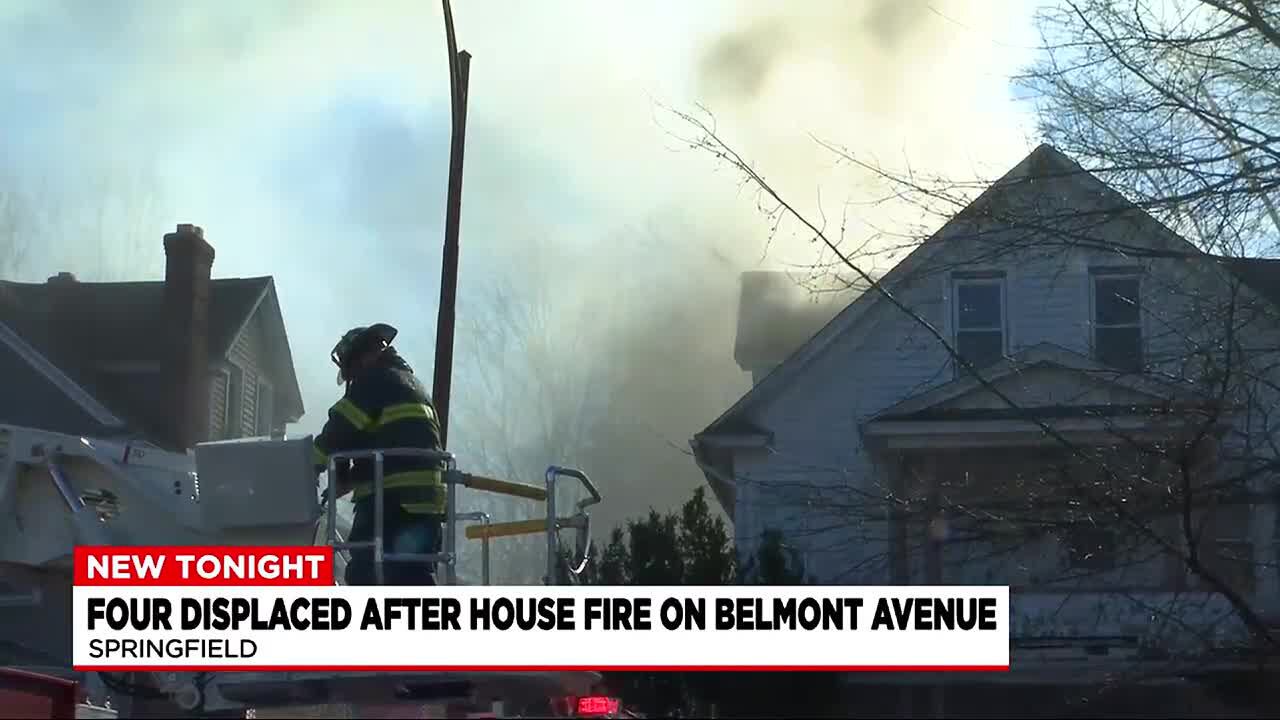 4 people displaced following Springfield fire