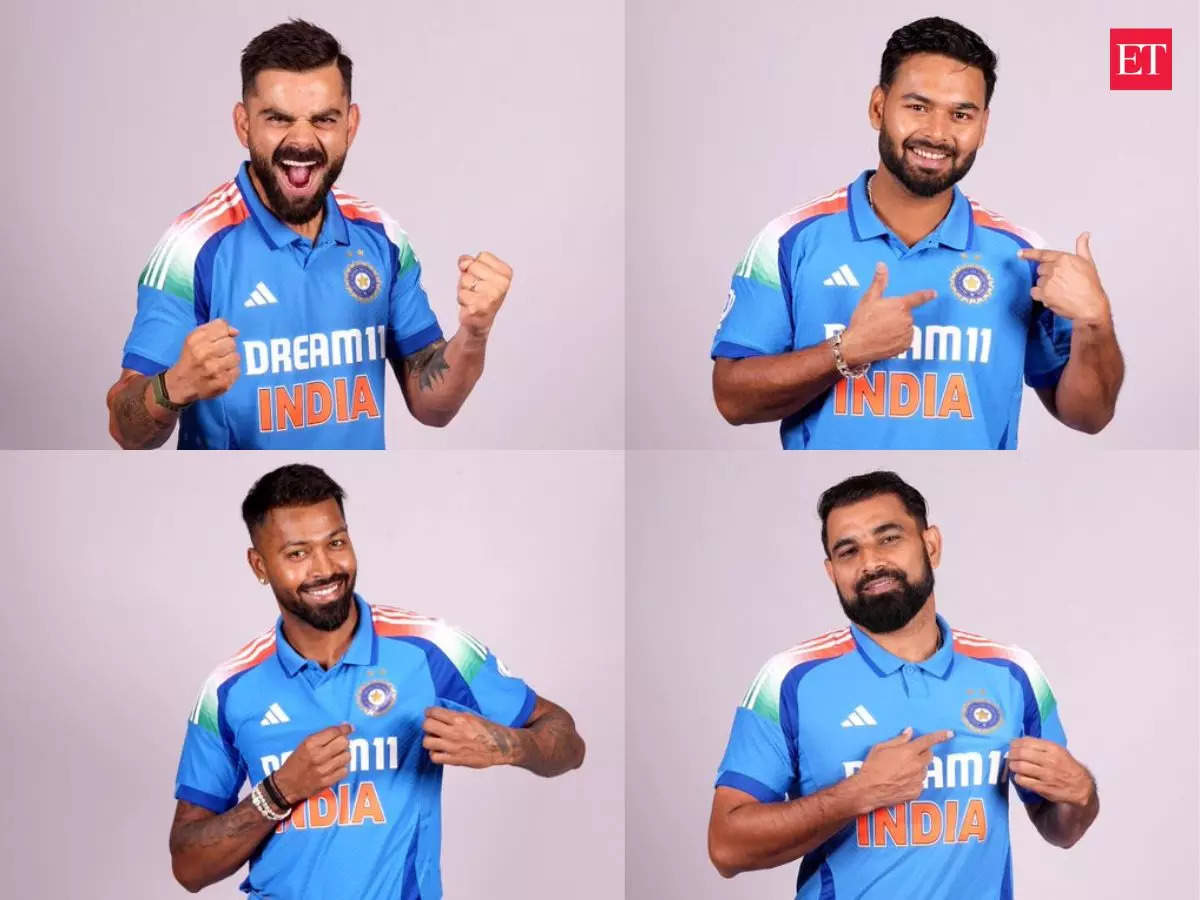 Indian cricket new jersey drops before England ODIs and Champions ...