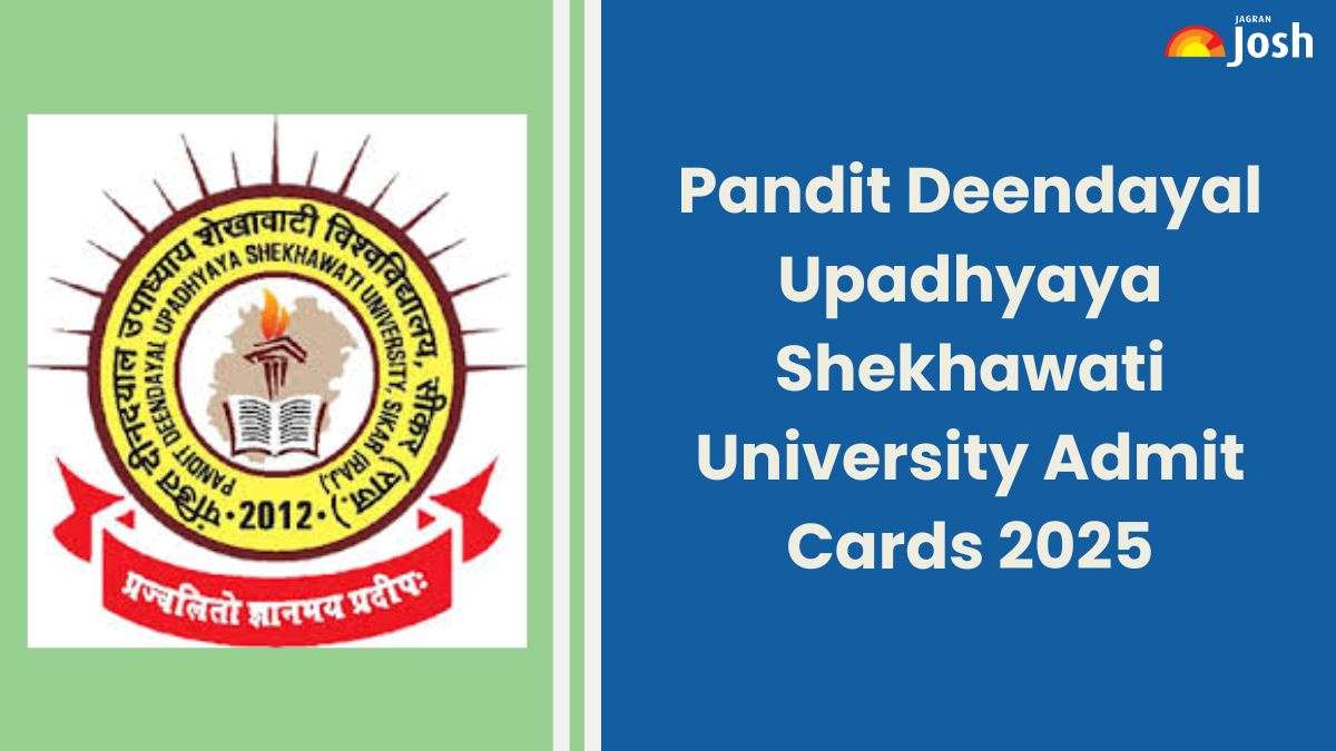 PDUSU admit card 2025 out at shekhauni.ac.in; download Shekhawati ...